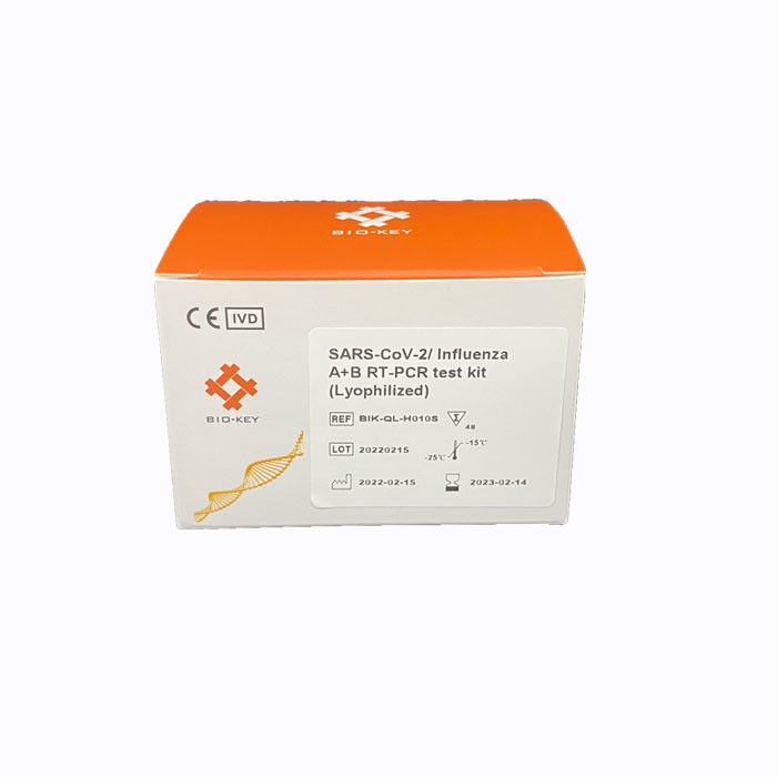 Influenza A B / SARS-CoV-2 RT PCR Test Kit Lyophilized DNA Enzyme Mix ...