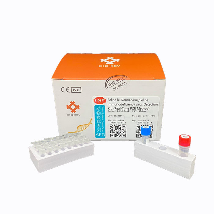 Veterinary Leukemia Feline Cat Test Kit QPCR AIDS FIV FeLV Test Kit DNA Taq