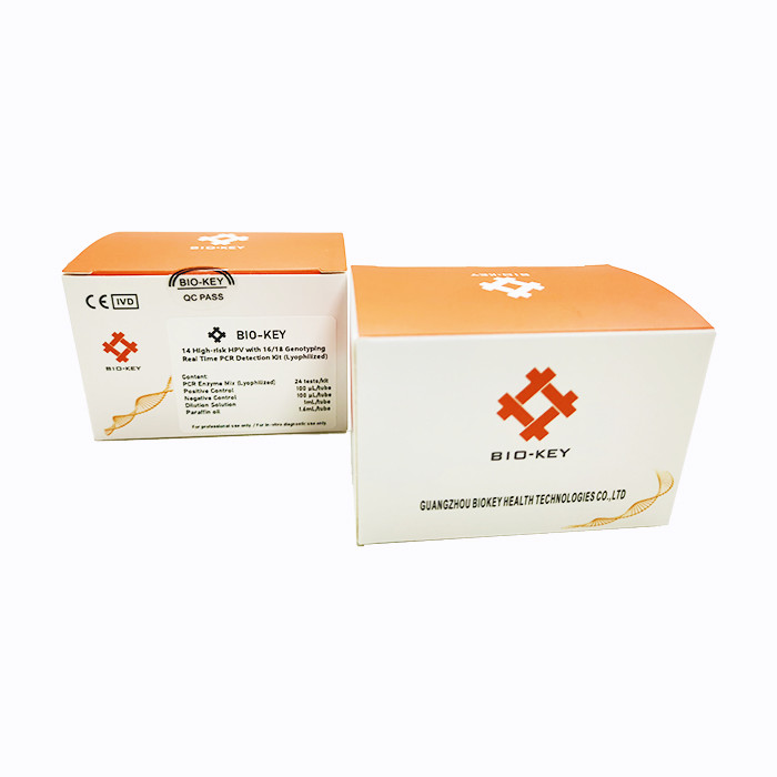HPV Genotype 2+12 High Risk 16+18 Medium Risk PCR Detection Kit 96 ...